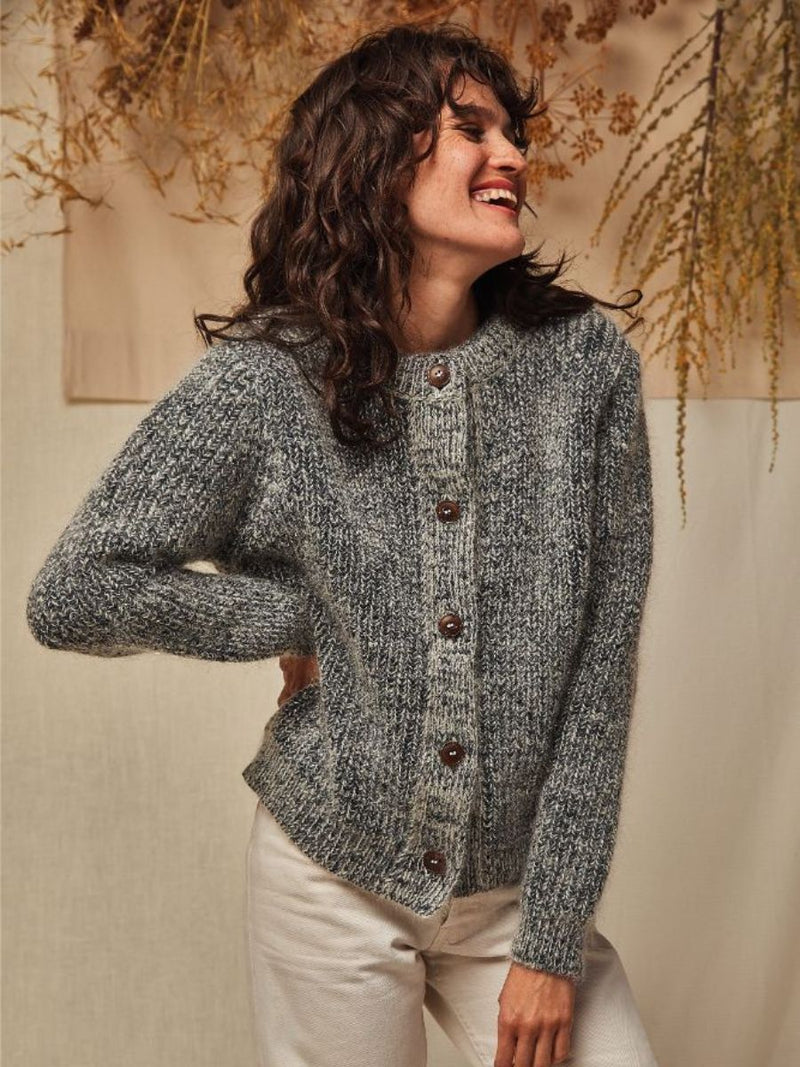 CHARLOTTE Cardigan - Cruelty Free Mohair & Merino Wool - L'Envers