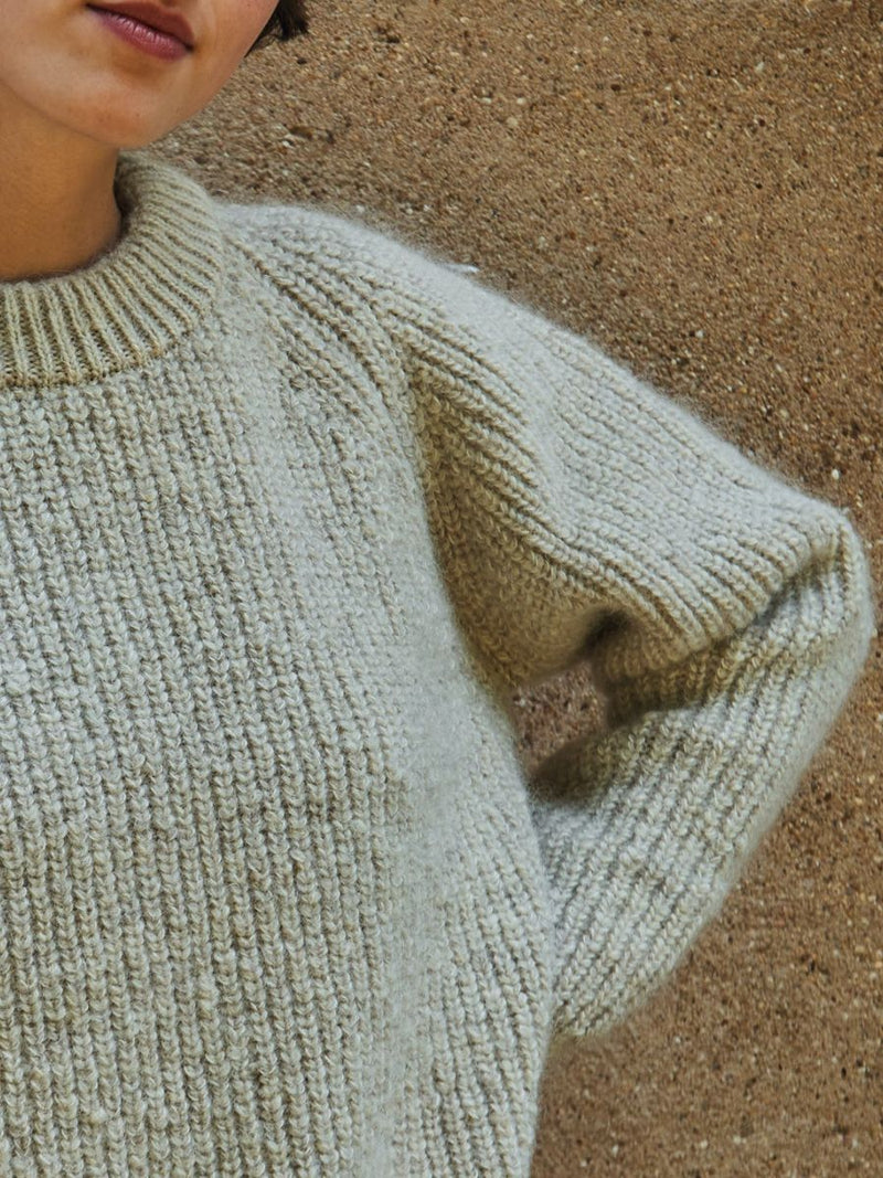 Beige Wool Agnès Sweater | L'Envers